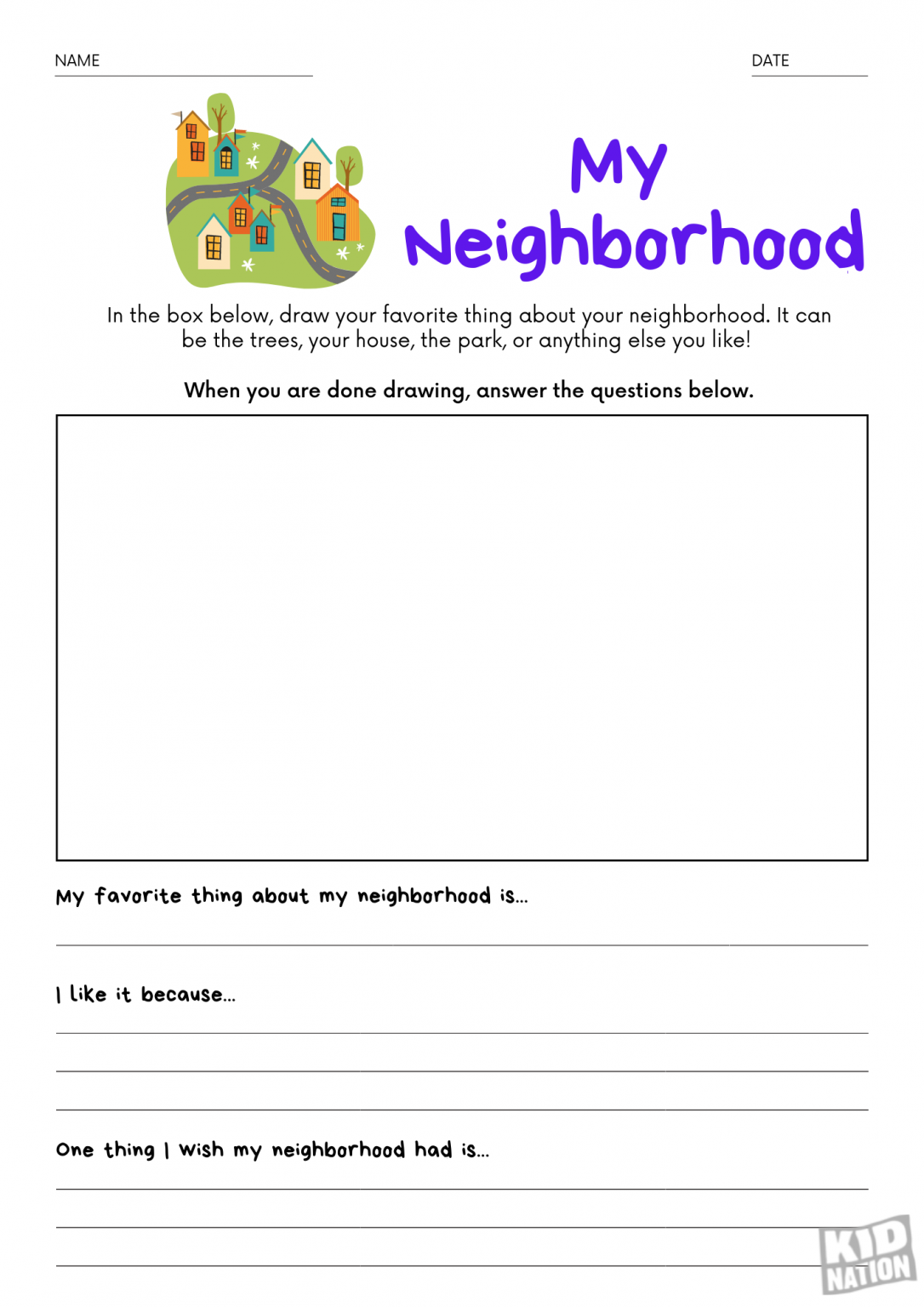 My Community Lesson Plan - KidNation