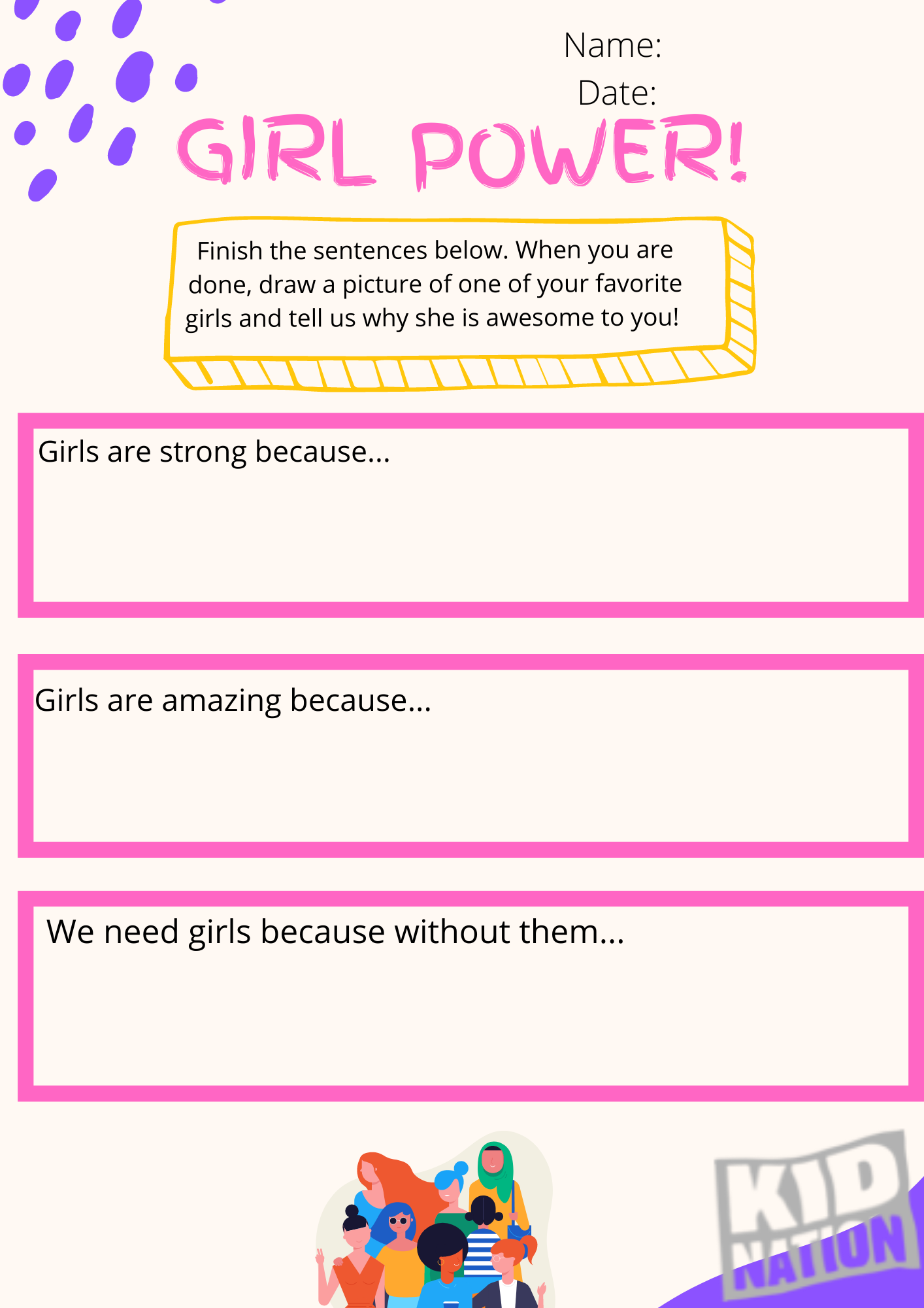 Girl Power Lesson Plan - KidNation