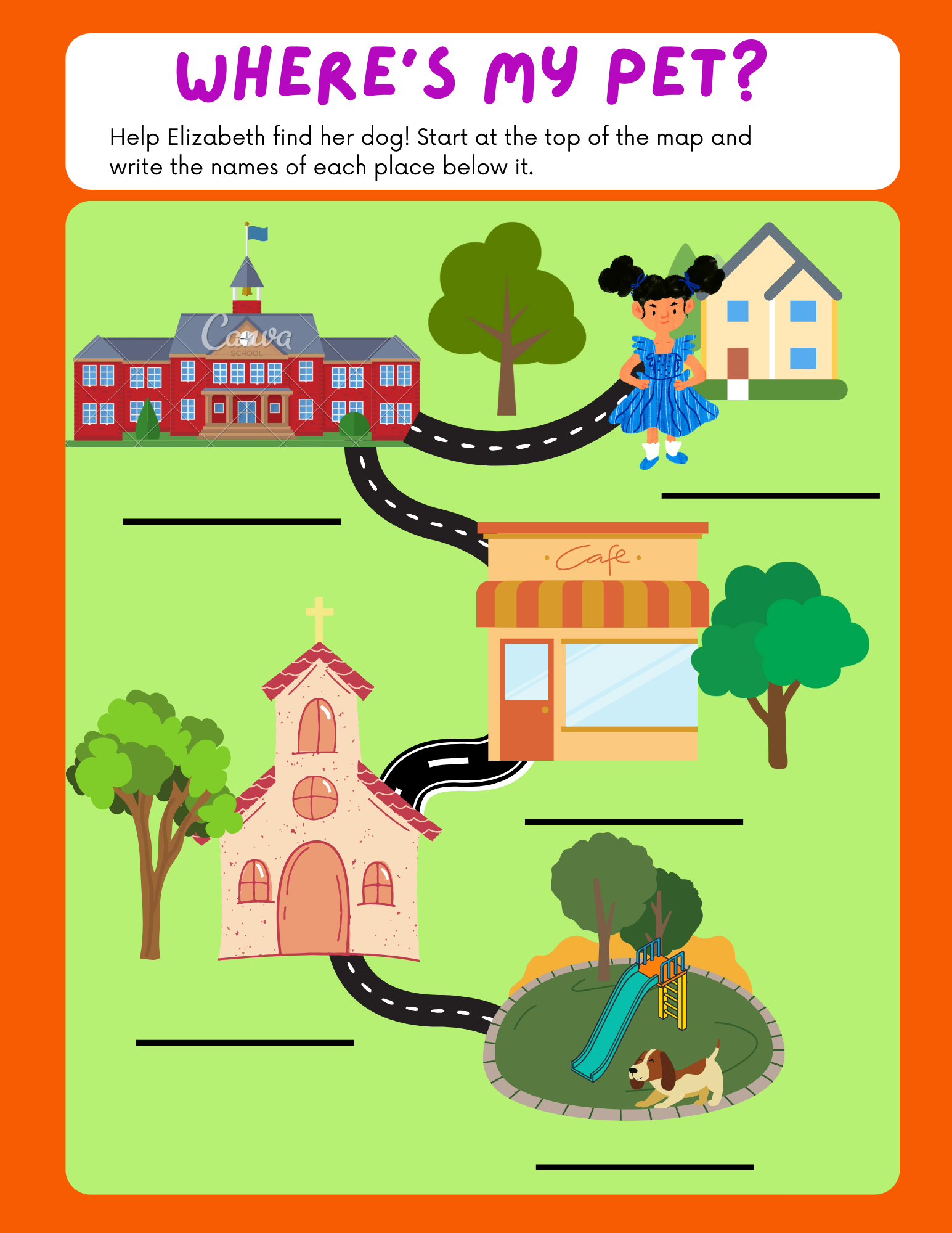 Simple Neighborhood Map